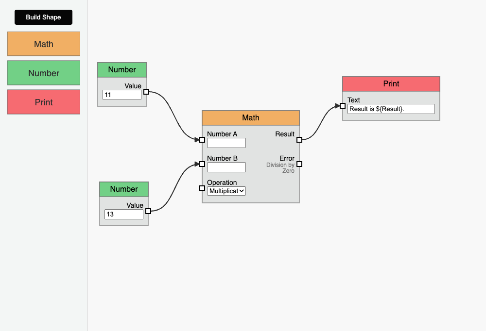 Shape Builder – Demo applications & examples